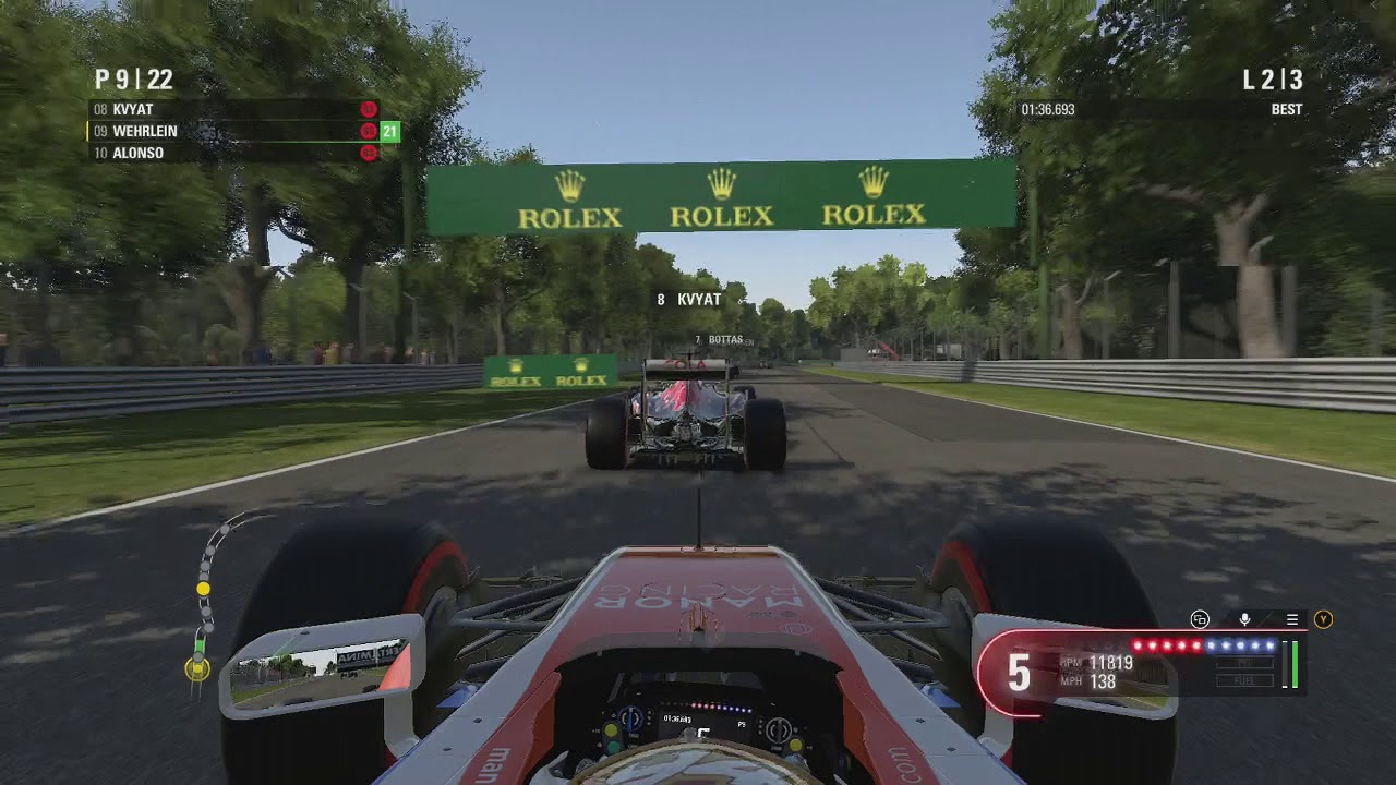 Three Lap Race Around Italy |F1 2016 Game| - YouTube