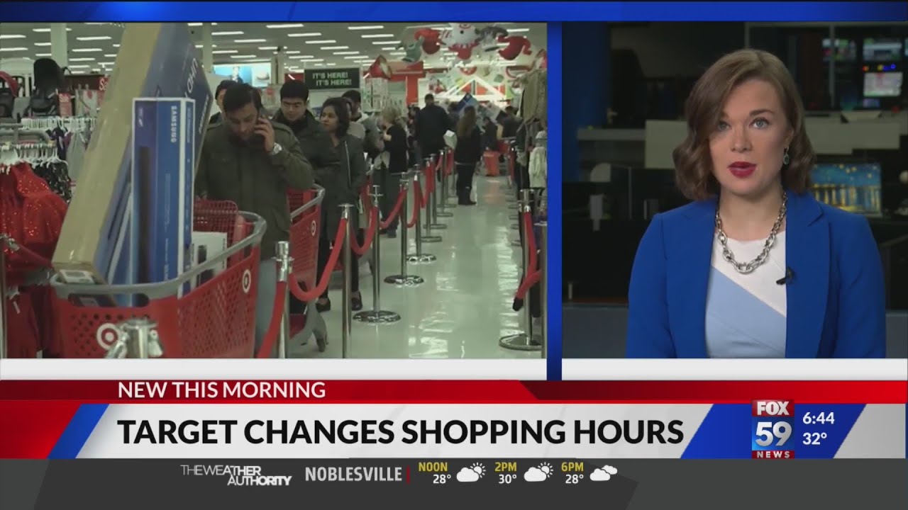 Target changing shopping hours - YouTube