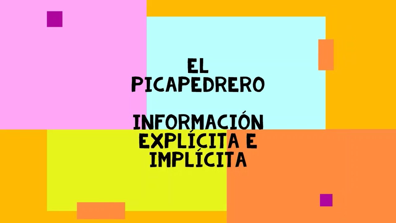 6° básico guía n°9/ Información explícita e implícita - YouTube