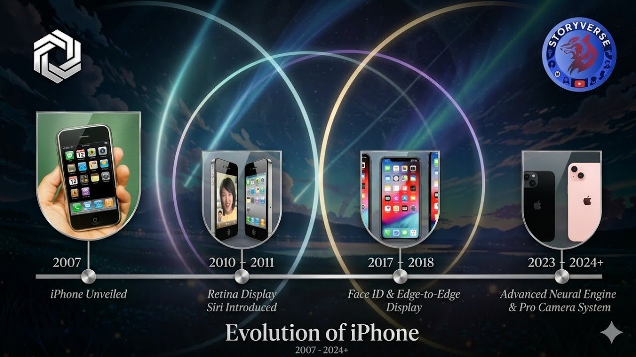Evolution of the iPhone: From iPhone 1 to iPhone 16 | BOS timeline (BOS ...