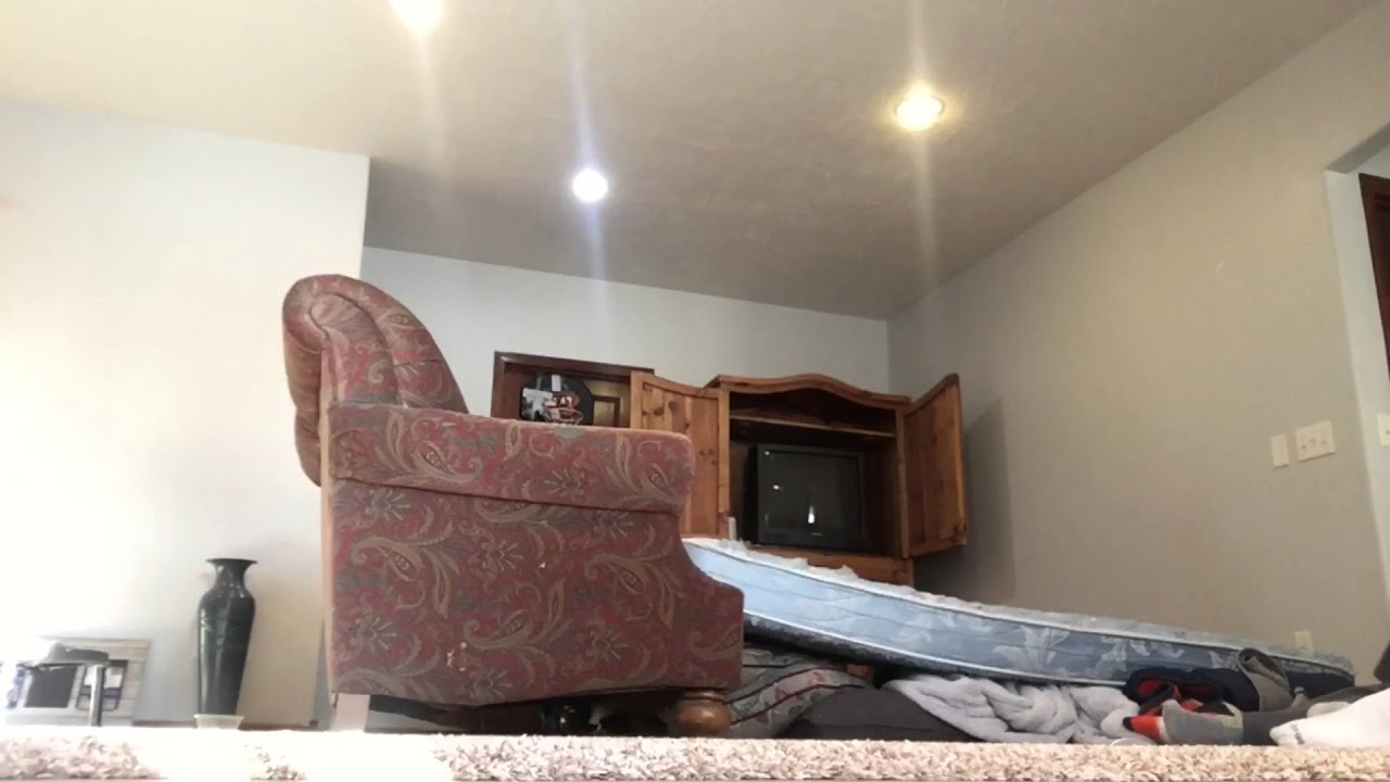 Flipping over a couch - YouTube