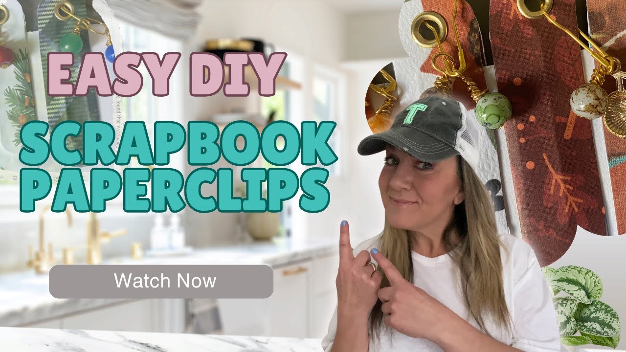 How to Make Decorative Paper Clips with Scrapbook Paper | Scrapbooking ...