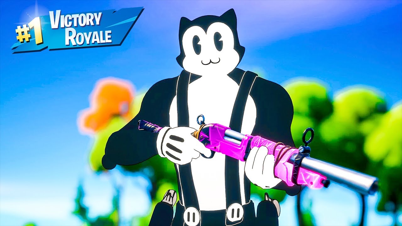 NEW TOON MEOWSCLES Skin Solo Gameplay - Fortnite Season 6 (PS4 ...