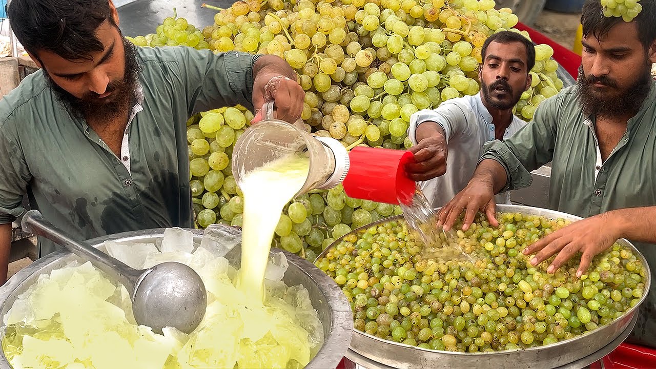 Refreshing Grape Juice 🍇 100 KG Grapes Juice Making | Amazing Summer ...