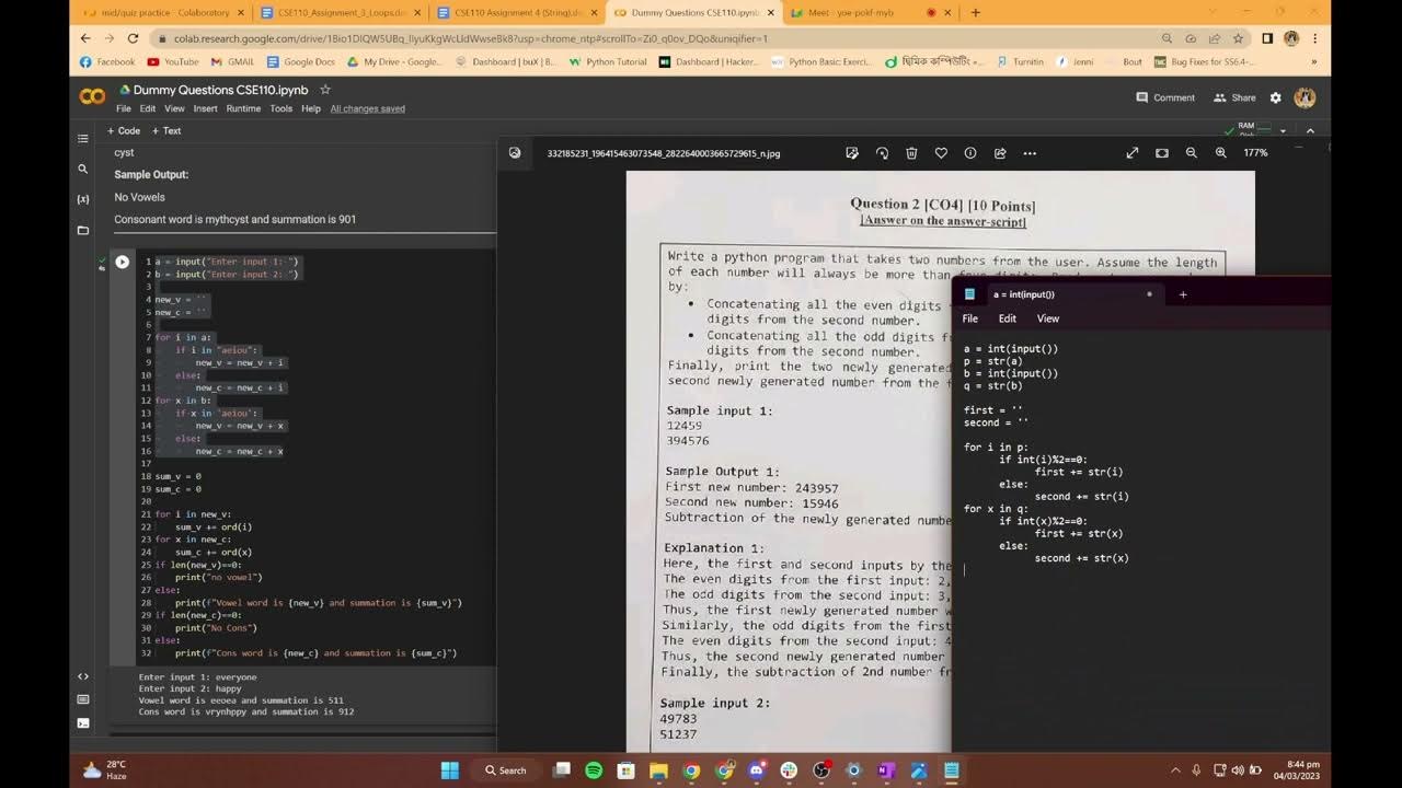 CSE110 Spring 22 mid Q2 - YouTube