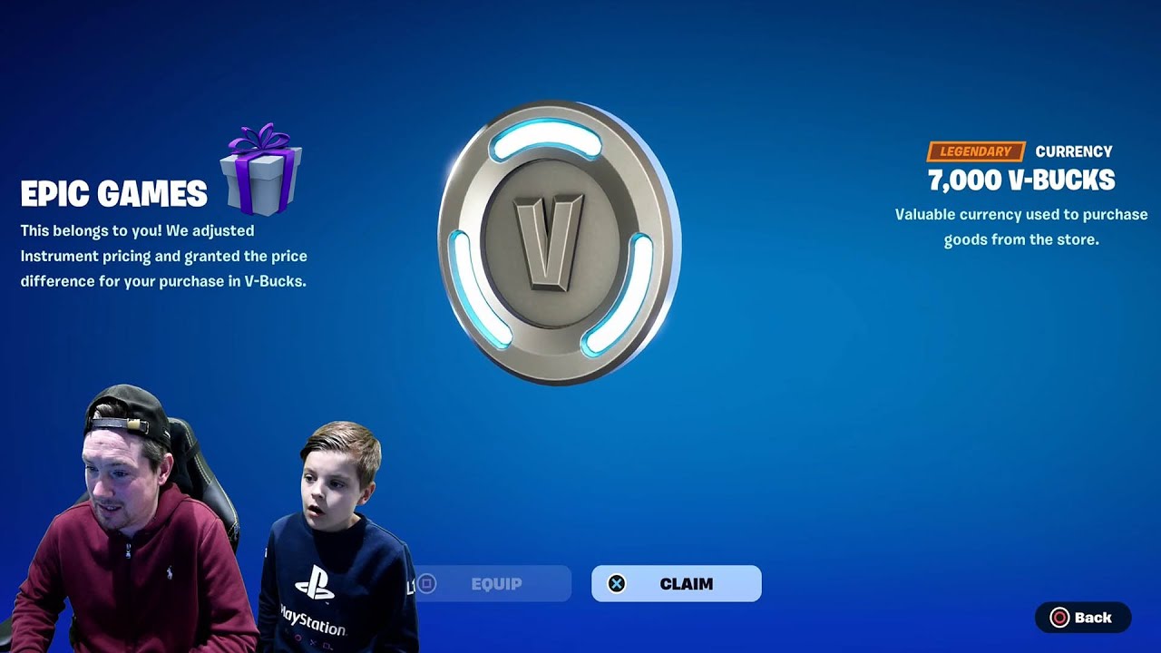 Epic Games Fortnite Gifted Me 7,000 Free V-Bucks Today & Unlocking NEW ...