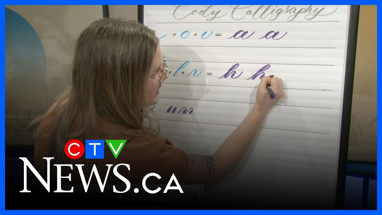 The art of letter writing - YouTube