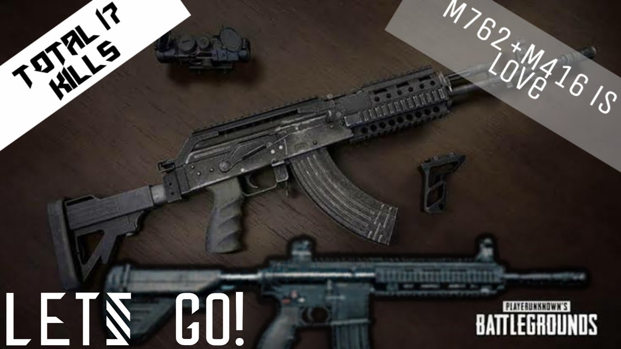 M762+M416 is Op | Pubg mobile Gameplay | RUSTY | TOTAL 17 KILLS OF MINE - YouTube