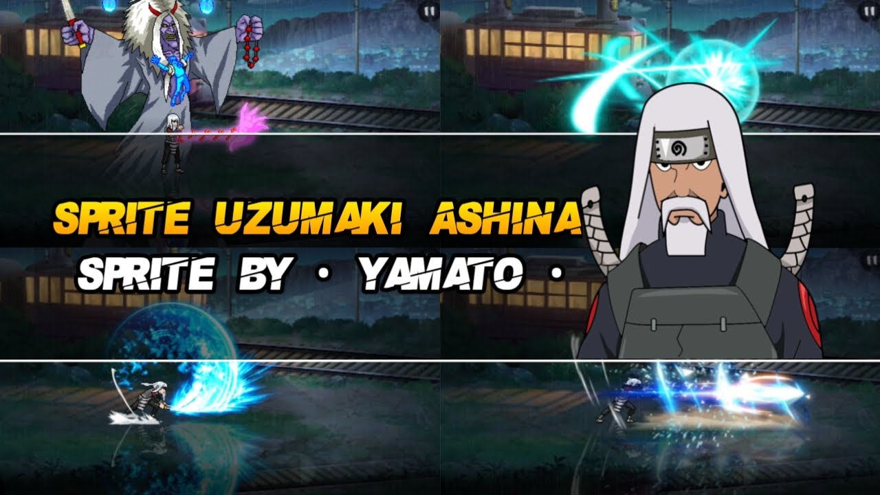 火影战记 | Naruto Senki | Sprite Uzumaki Ashina| By • Yamato • |🔸Sprite HD ...