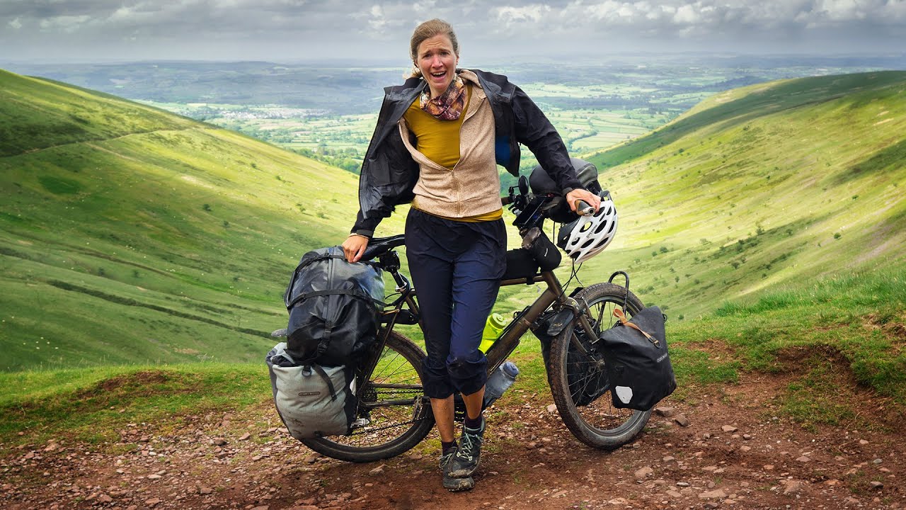 Cycling England to Wales: Challenge Accepted ⛰ Bicycle Touring UK - YouTube