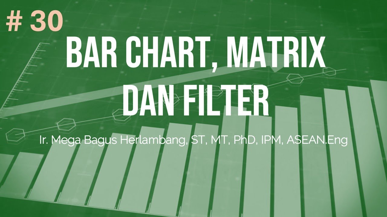 30. Bar chart, matrix dan filter - YouTube