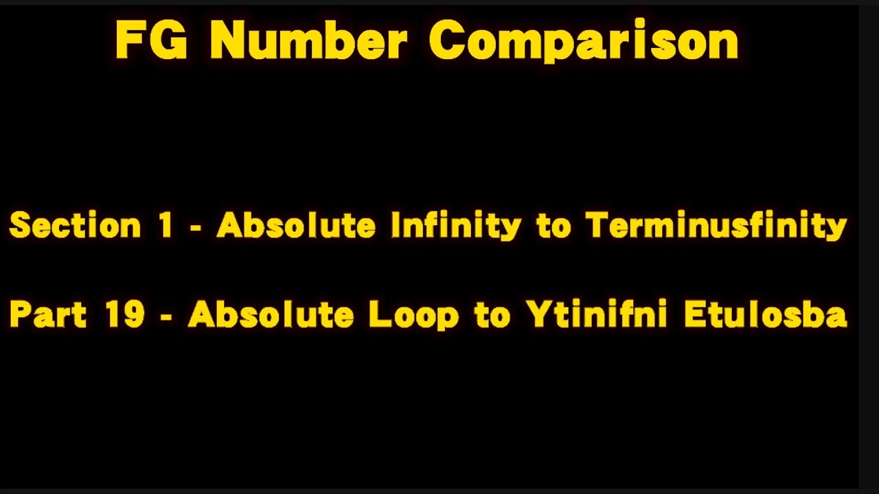 FG Number Comparison (Part 19) - YouTube