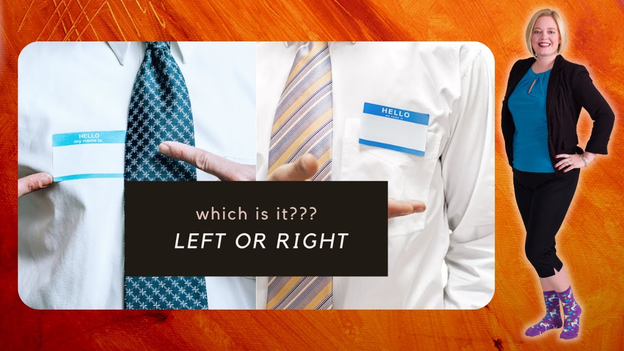 What Side Do You Wear a Nametag On - YouTube