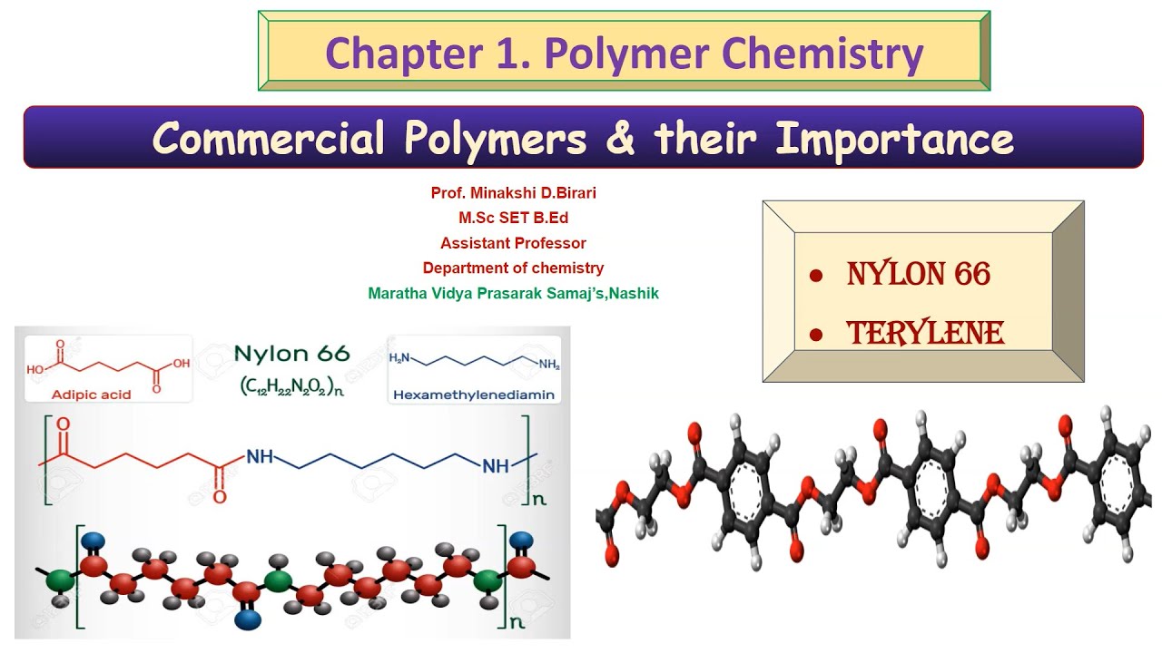 TYBSc Industrial ChemistryUnit1Polymer Chemistry(Commercial polymers ...