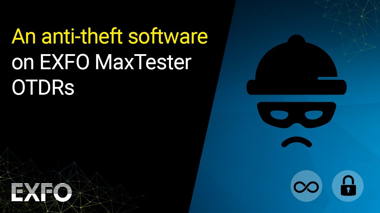 An anti-theft software on EXFO MaxTester OTDRs - YouTube