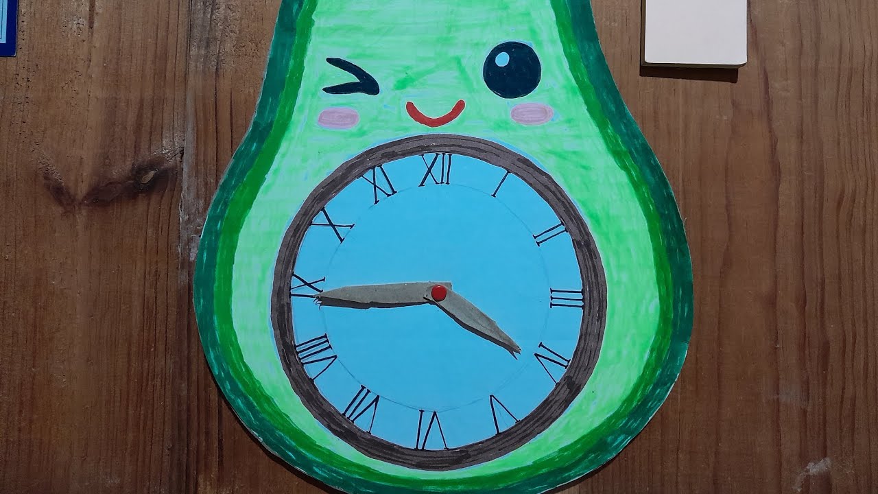 STEM LÀM ĐỒNG HỒ CHỮ SỐ LA MÃ HÌNH QUẢ BƠ 🥰 Học sinh lớp 3 - YouTube