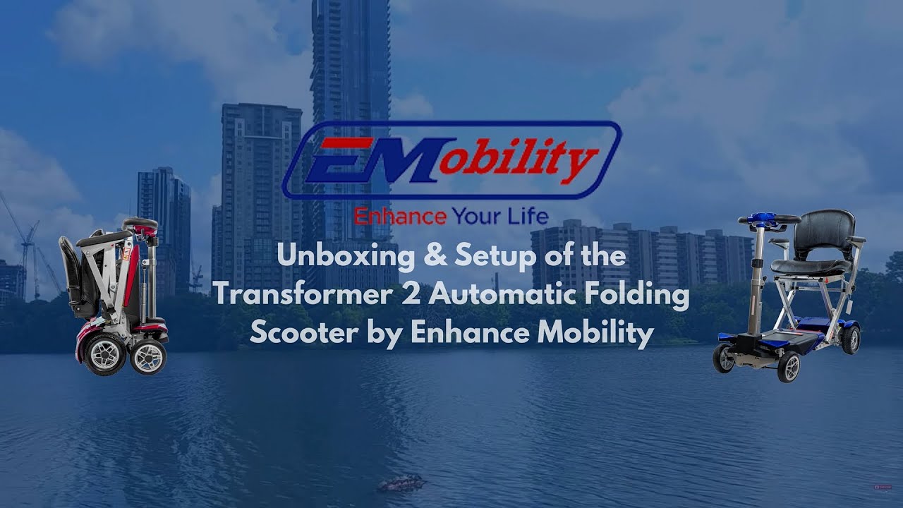Unboxing & Setup of the ALL NEW Transformer 2 Automatic Folding Scooter ...