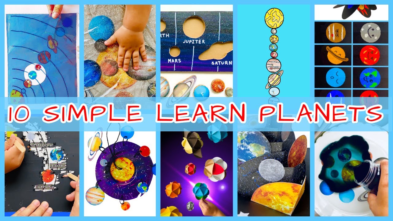 Top 10 SIMPLE DIY Learn Planets Compilation | 10 Best Simple Solar ...