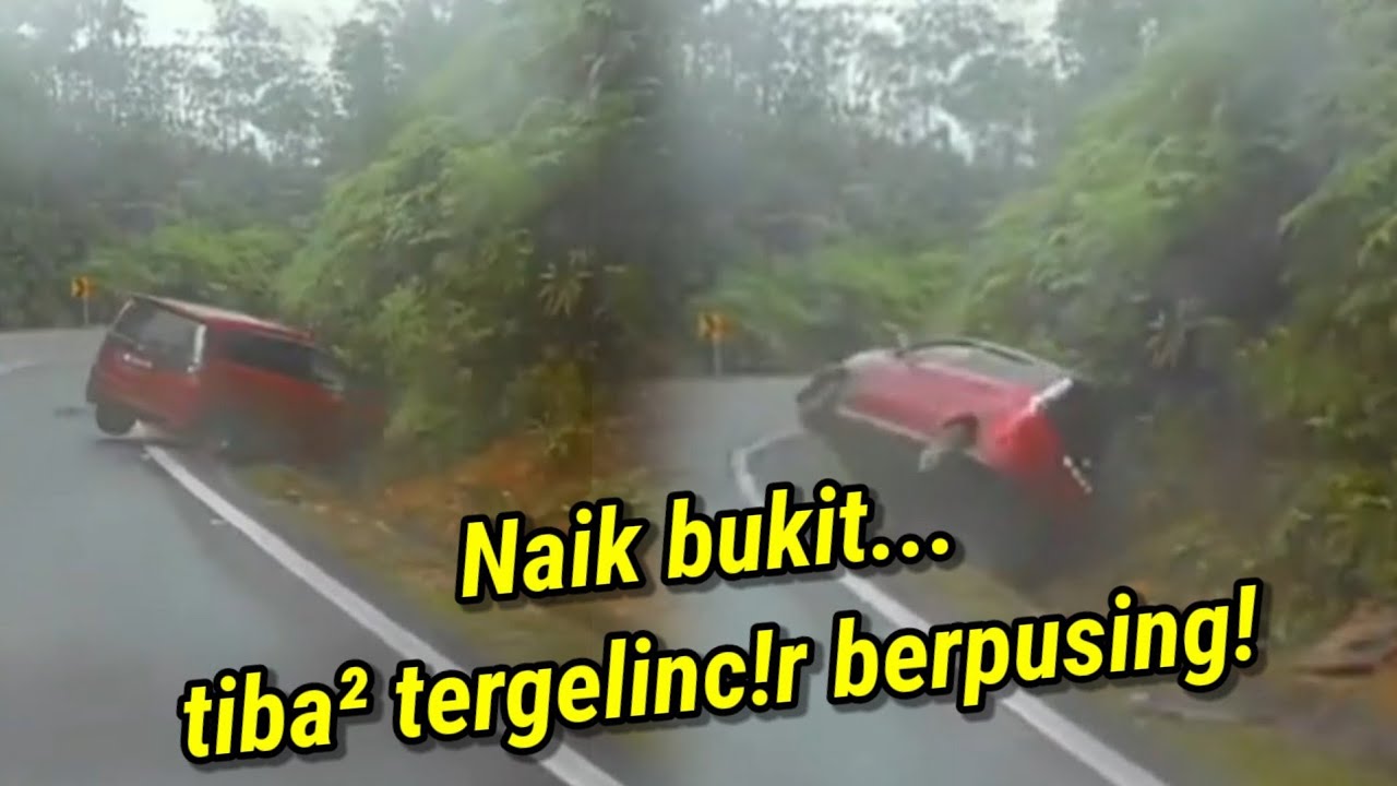 Tayar Auto Lari Terus Berpusing Masvk Ke Longkang - YouTube