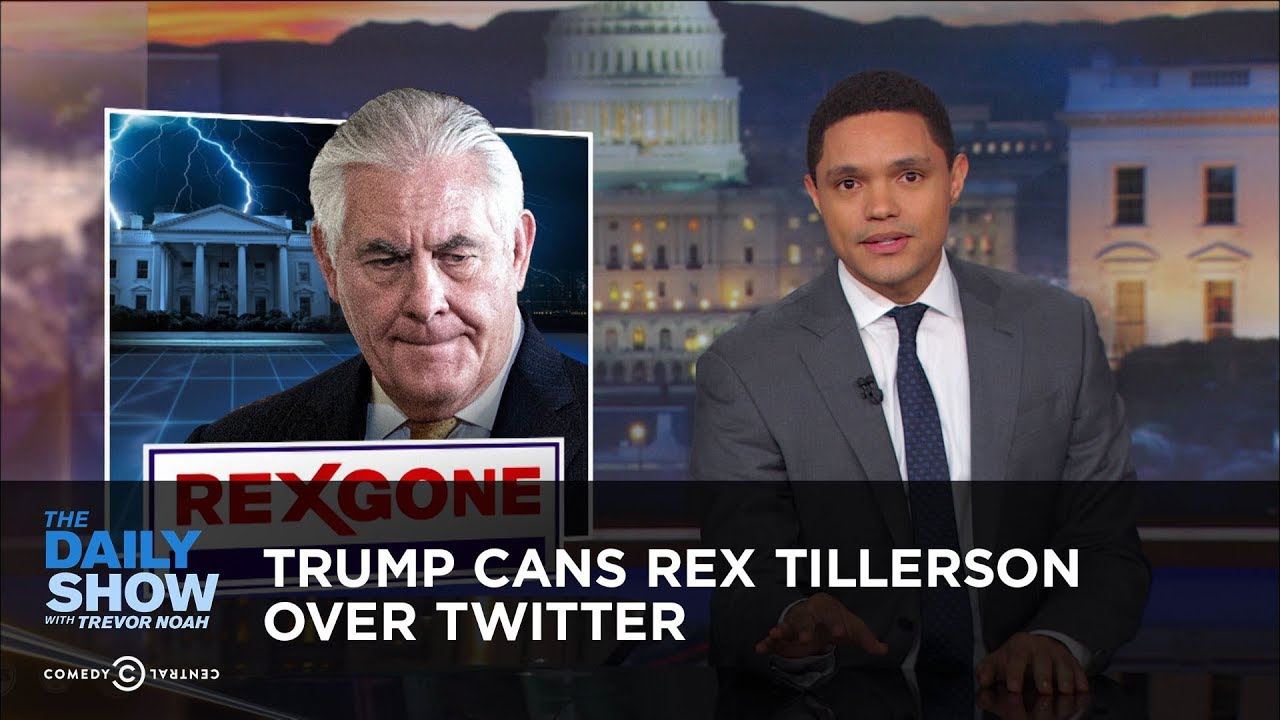 Late-night hosts burn Trump firing 'human Grumpy Cat' Rex Tillerson
