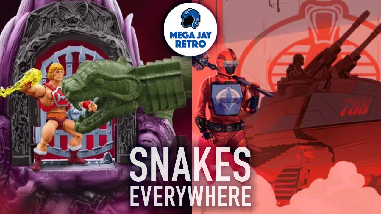 Snakes Everywhere! GI Joe HISS Tank MOTU Origins Snake Mountain - Mega ...