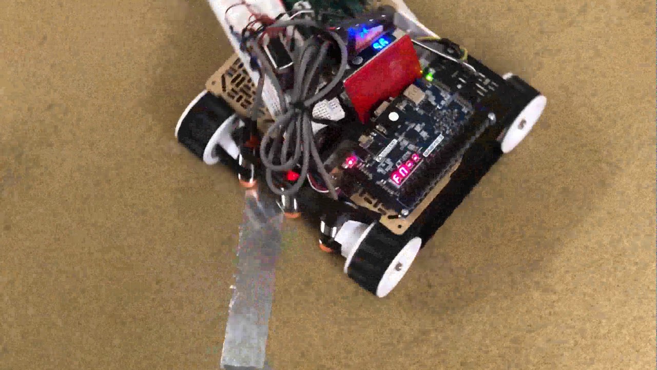 TTU ECE Project Lab 1 | Rover Line Tracking V1 - YouTube