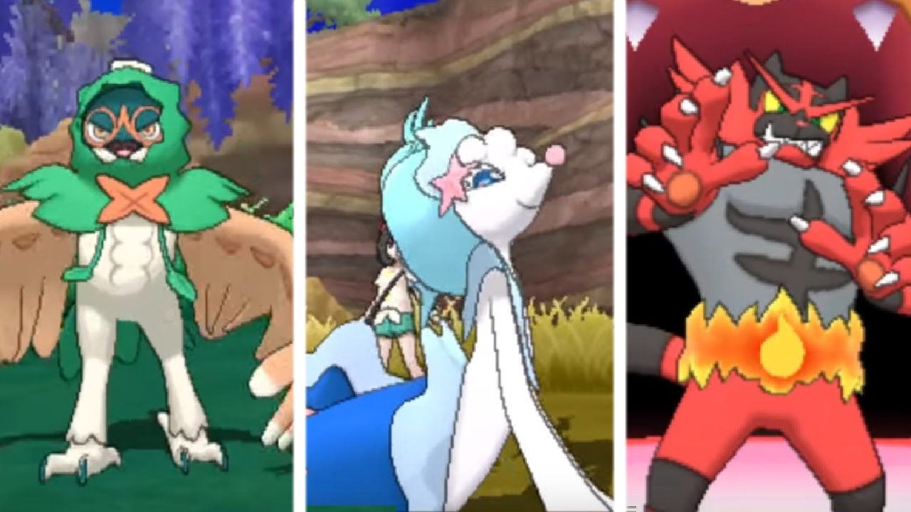 FINAL STARTER EVOLUTIONS, TAPU Z-MOVE, BATTLING RED!? - Pokemon Sun ...