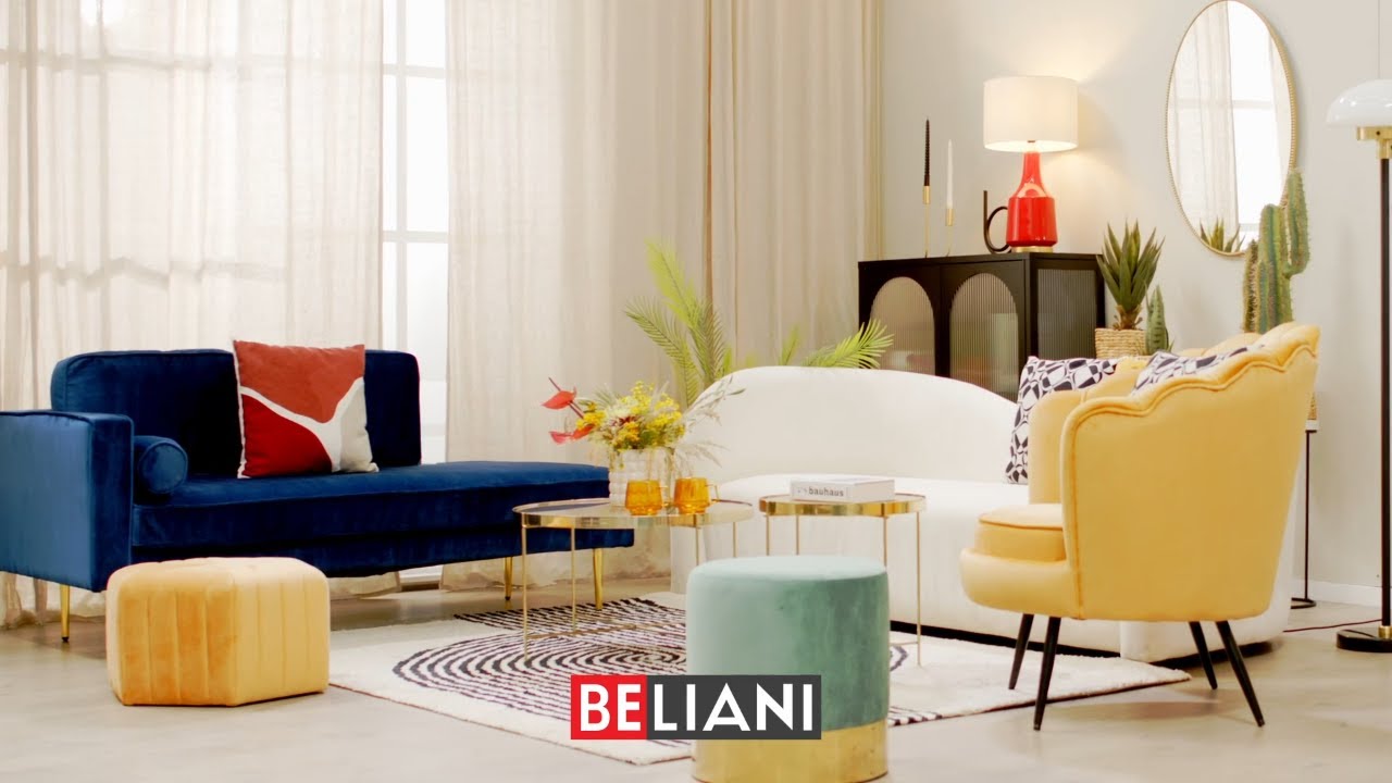 Travel with Beliani: Barcelona inspired interior - YouTube
