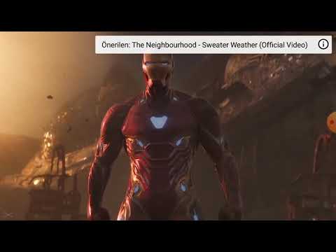 IRON MAN OLUM SAHNESI IRON MAN VS THANOS (sad edit)