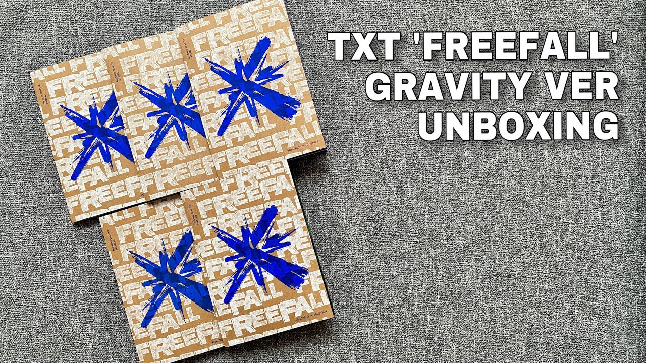 TXT 'THE NAME CHAPTER: FREEFALL' Gravity ver. | Unboxing | Обзор ...