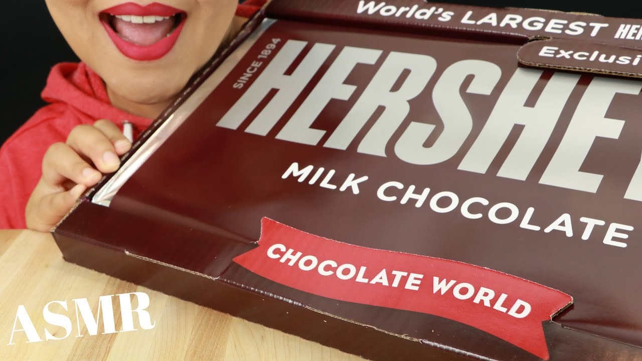 giant-5-lb-hershey-s-chocolate-bar-asmr-no-talking-youtube