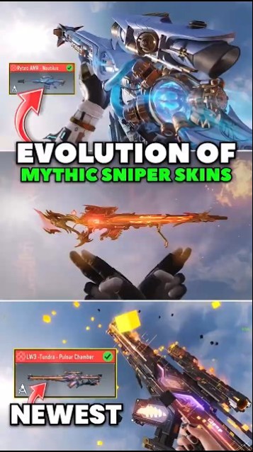 Evolution of Mythic snipers in CODM - YouTube