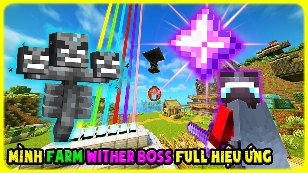 SINH TỒN MINECRAFT 1.21 #36 MÌNH FARM WITHER BOSS LÀM ĐÈN HIỆU FULL ...