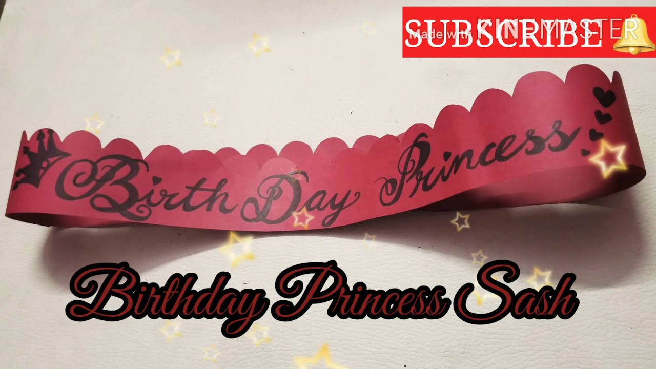 HOW TO MAKE DIY Simple BIRTHDAY SASH KIDS Birthday Party Colourful how-to-make-diy-simple-birthday-sash-kids-birthday-party-colourful