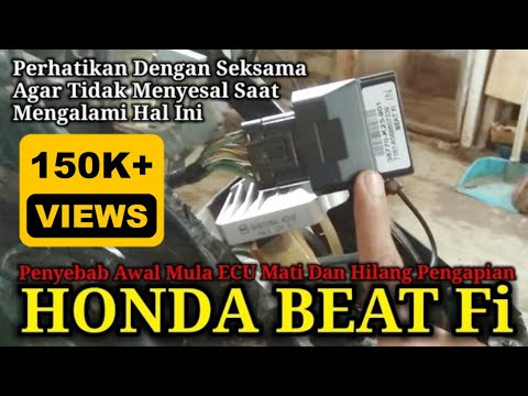 SALAH SATU PENYEBAB ECU HONDA BEAT Fi MATI BIKIN PUSING DOMPET - YouTube