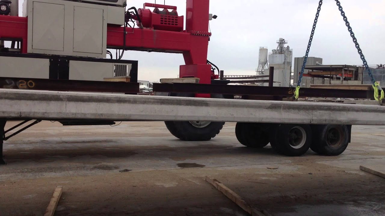 Lifting of Precast Concrete Deck Panel of Kearney East Bypass Project ...
