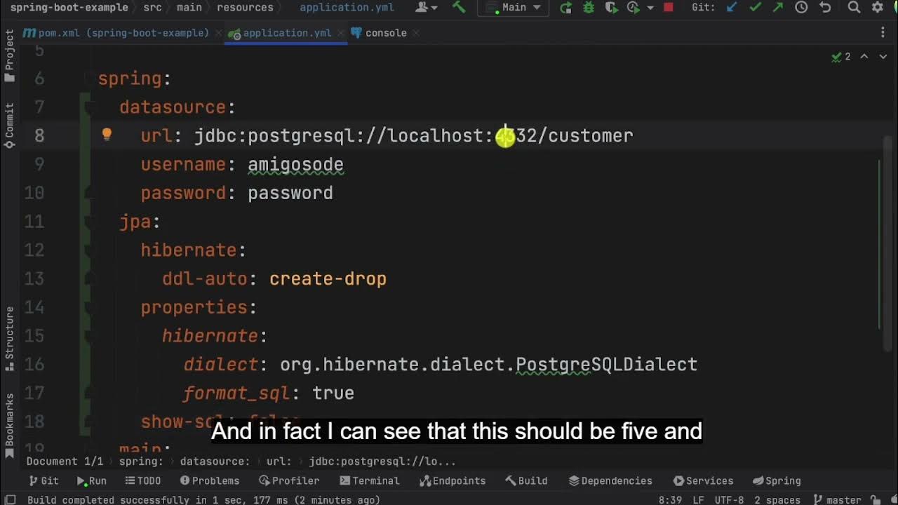 0065 Configuring Datasource Properties - YouTube