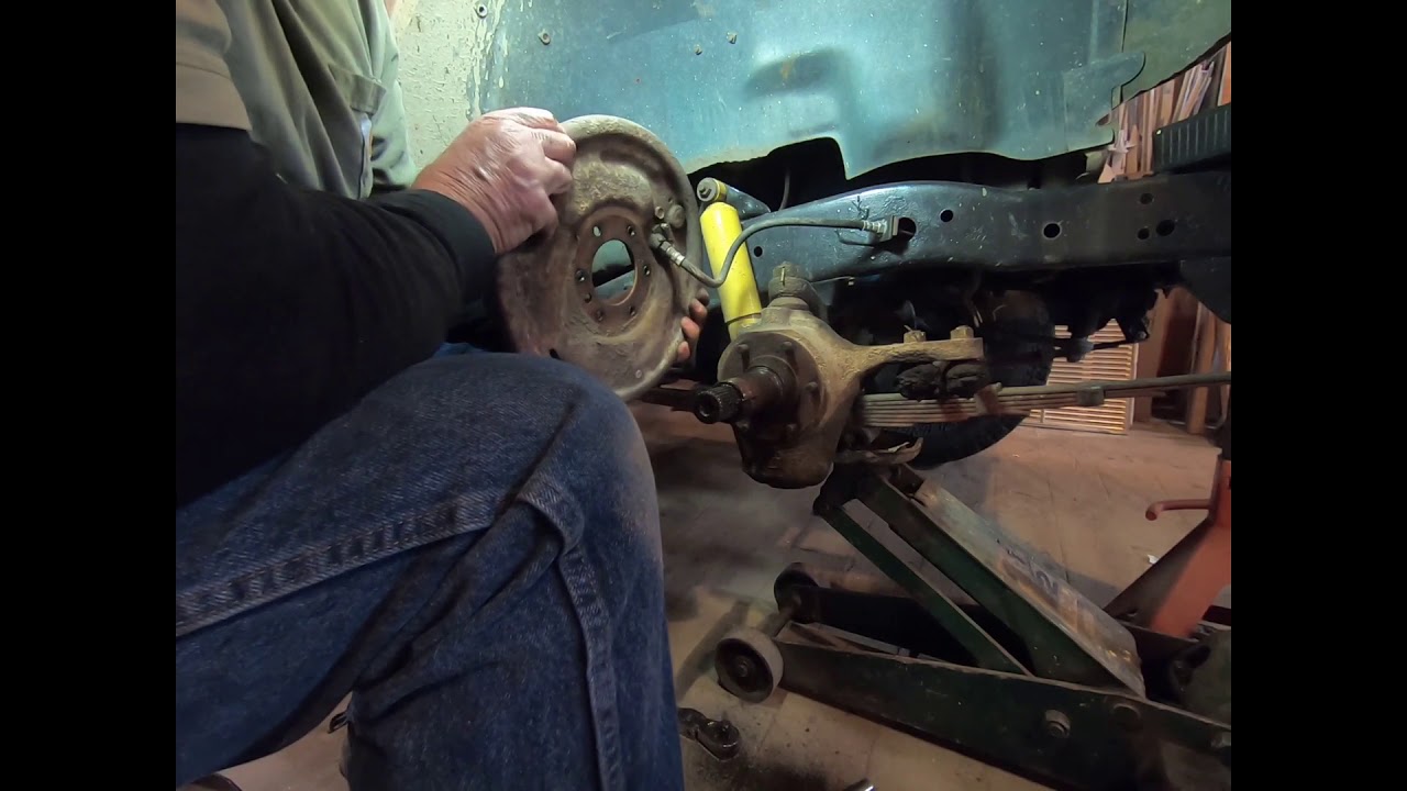 CJ-5 front axle universal replacement - YouTube