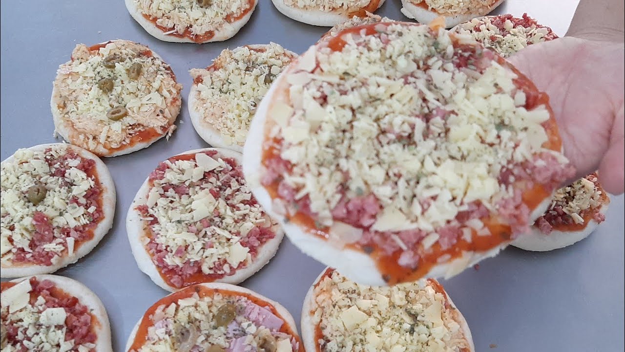 Aprenda a fazer pizza brotinho lucrativa para vender - YouTube