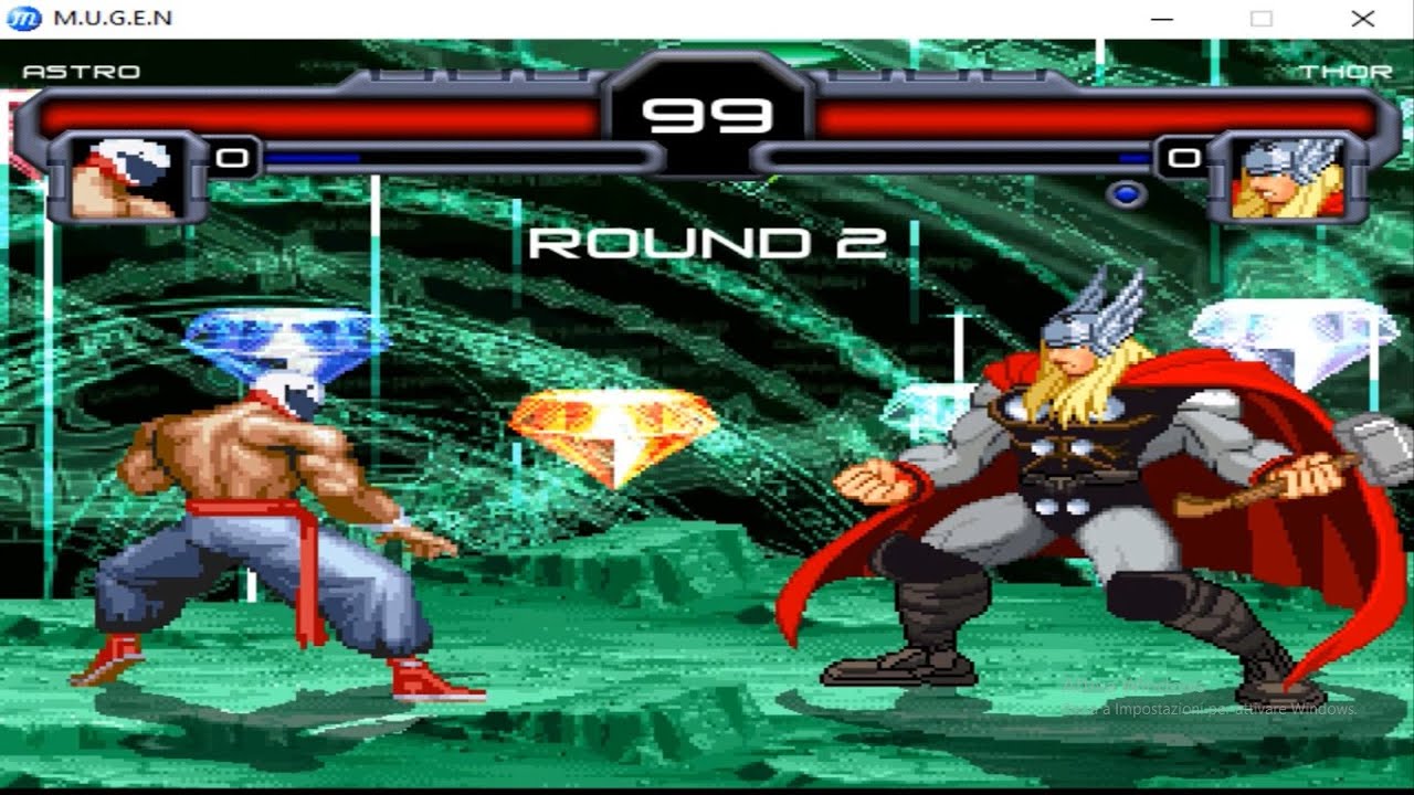 Astro vs Thor MEGA ADRENALINE FIGHT⚡️ Marvel Mugen Epic Battle Tribute ...