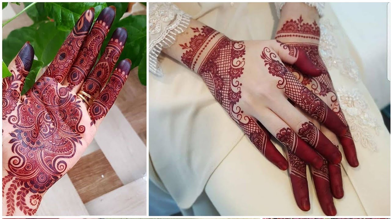 28 best gulf style mehndi designs |Henna designs - YouTube