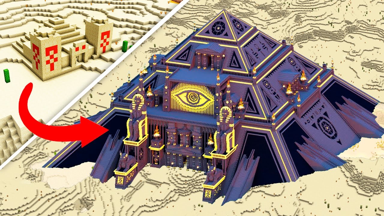 O MELHOR TEMPLO DO MINECRAFT - YouTube