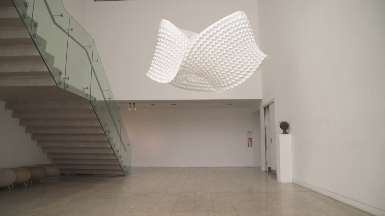 Art: Folded Space by Alex Pentek - YouTube