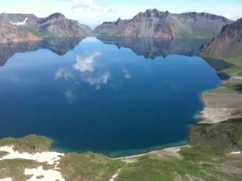 Lake Cheonji on Mt. Baekdu - YouTube