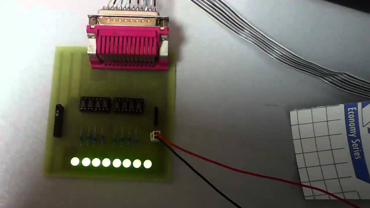 LPT Paralel port Device (2013.11.23) - YouTube