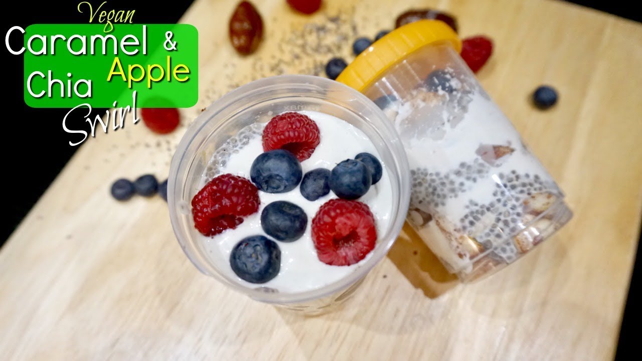 Vegan Caramel & Apple Chia Swirl | Yummi Friday - YouTube