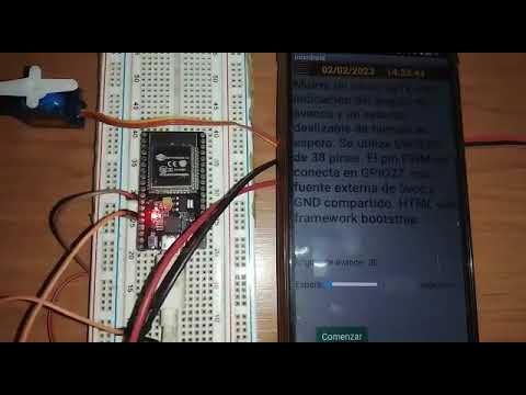 Interface Grafica Arduino wifi MANEJO DE SERVO 03 CON ESP32 - YouTube