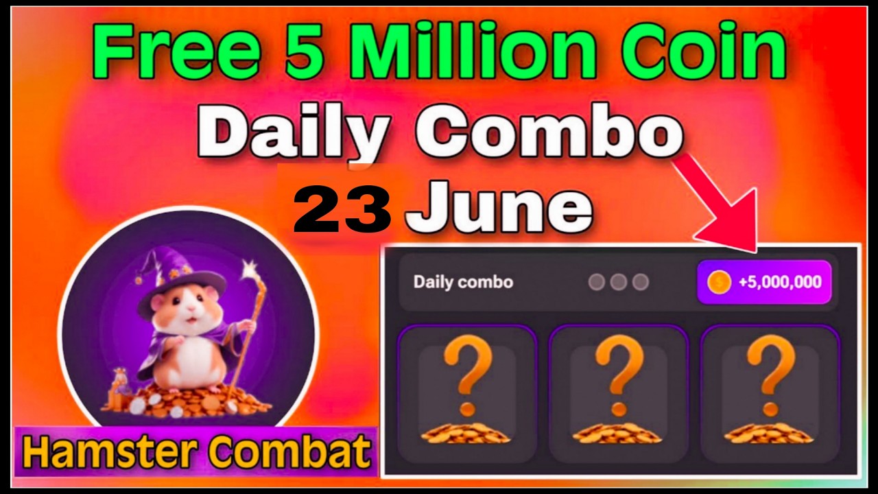 DAILY COMBO June (23)HAMSTER KOMBAT DAILY COMBO CARDS |HOW TO OPEN ...