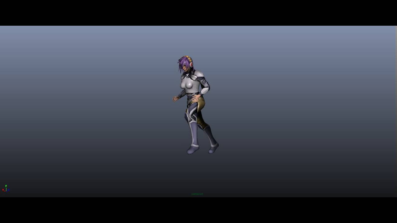 3D model running - YouTube