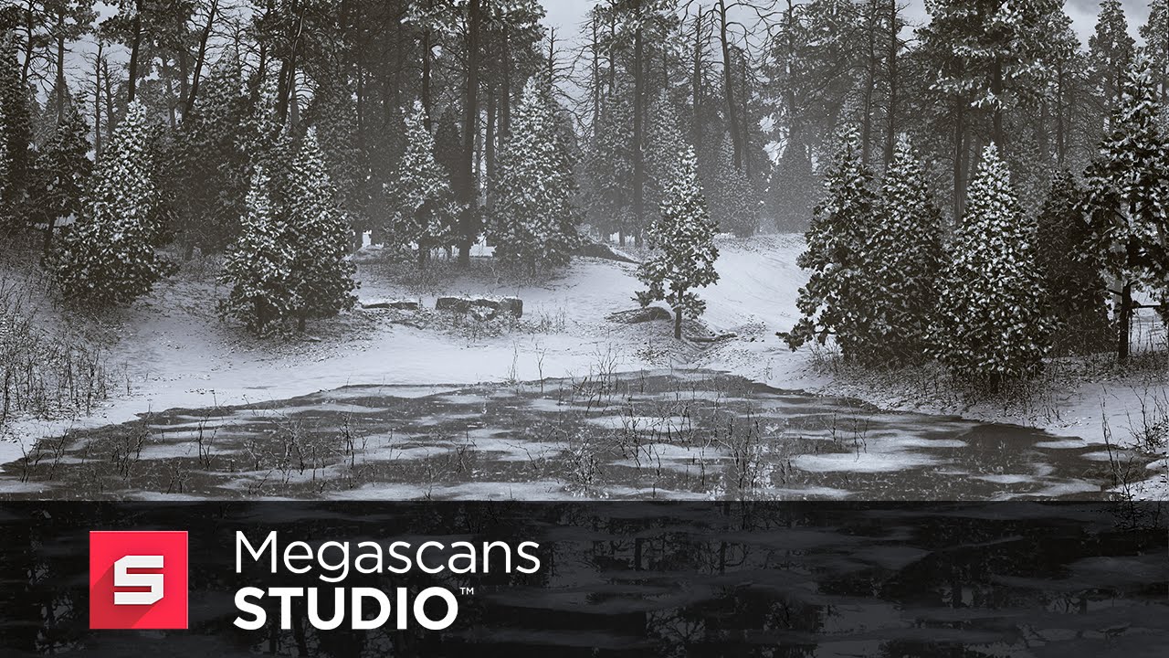 Megascans Studio + UE4: Creating Ice and Snow - YouTube